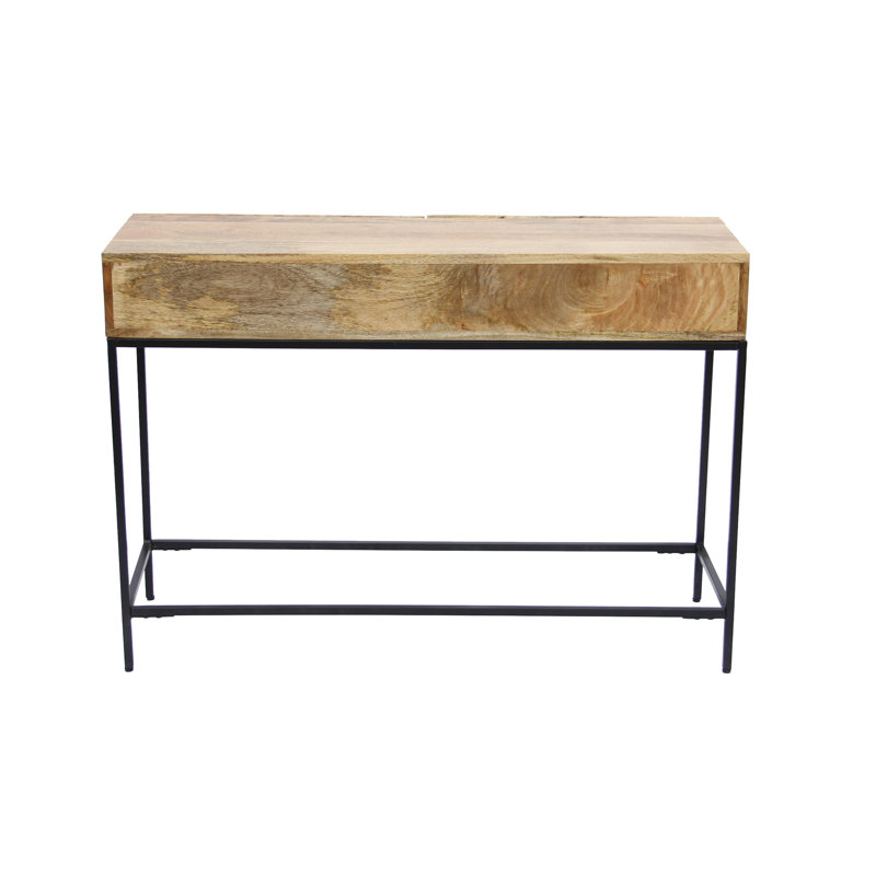 Steelside™ Alonnah 43" Solid Wood Console Table & Reviews | Wayfair